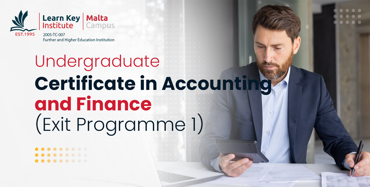 Learnkey - Undergraduate Certificate in Accounting and Finance (Exit Programme 1)